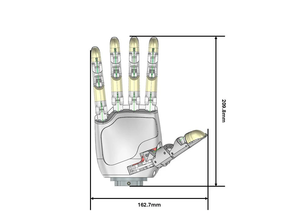 Aero Hand Open | Open Source Robotics